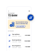 Earn rewards while using the app | Bamboo BAM Rewards